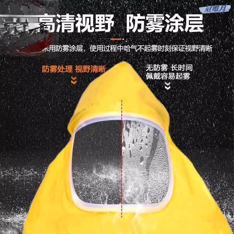 暴雨级防水龙头套防雨帽子面罩全脸雨天骑车电动车外送骑手神器挡