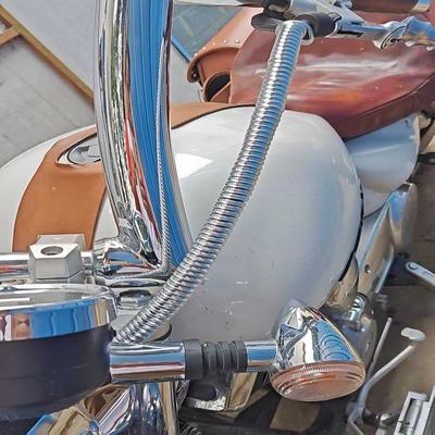 车把线束套管-力帆V16及Plus【无损安装，无需拆卸】亮银电镀色