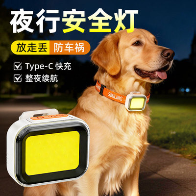 狗狗夜间发光遛狗夜灯