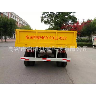 厂家供 自卸农用拖车LKP大型拖 拉机拖车 8吨后应翻自农卸用挂车
