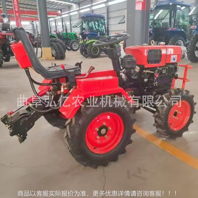 新型四LBX坐轮微力耕机18马电启动用旋耕机乘式果农树除草施开沟