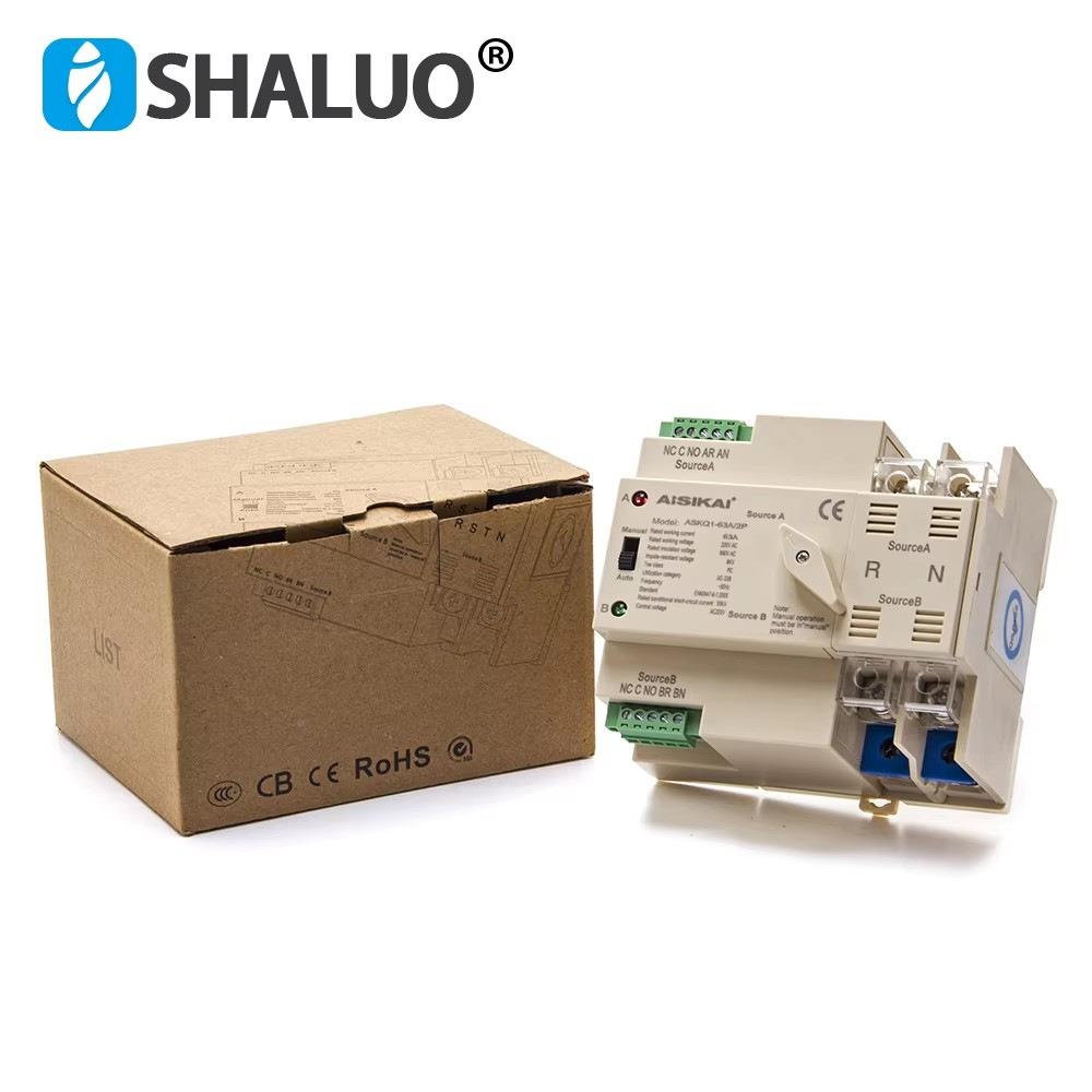 AISTIKAI P2 4P 63A AS PC发电机零件双电源自动转换shaluo开关断