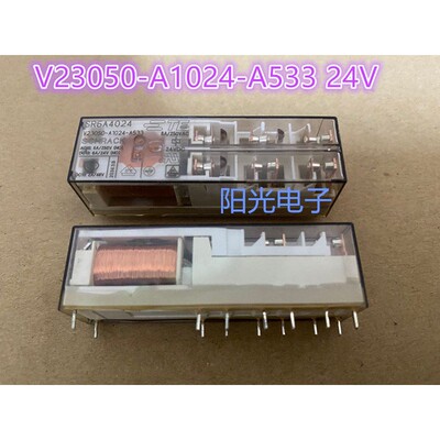 泰科电梯安全继电器SR6A4024 V23050-A1024-A533 24V