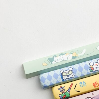 【TN外部装置屋】7U空格键创意卡通个性PBT热升华MOA/XDA原厂高度