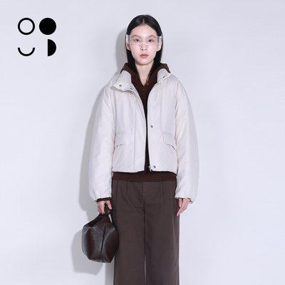 WZWJ/未觉短款简约立领羽绒服