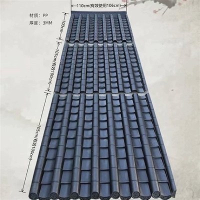 瓦片屋顶一体彷古屋门头围墙装饰瓦彷古屋面瓦古建琉璃树脂瓦片