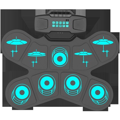 手卷便携电子鼓架子鼓初学者入门儿童益智练手家用打击板DTX游戏