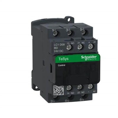LC1接触器LC1D09BD LC1D09BDC DC24V直流接触器 9A