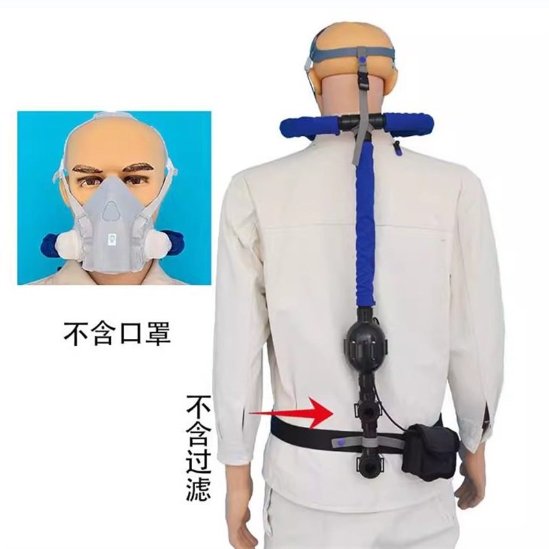 焊工电动送风口罩防尘呼吸器电焊过滤面具罩自动送风透气面具面罩