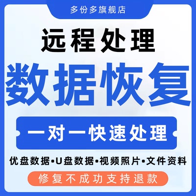 电脑数据恢复维修文件U盘硬盘远程sd卡相机照片丢失找回误删文档