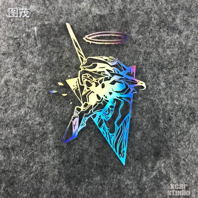 新世纪福音战士初号机暴走状态贴纸NERV特务机关EVA-1贴纸反光