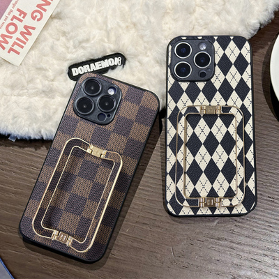 适用三星A42手机壳A34支架A32商务A30S折叠式GalaxyA35高级A20E大门A25小众A21S皮质A23防摔创意时尚保护套