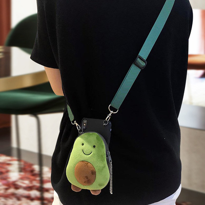 坎宁安适用于OPPO Reno14Pro手机壳13se毛绒Reno12零钱包reno14秋冬7/6se斜跨绳11F背带包9/8暖手10pro防摔