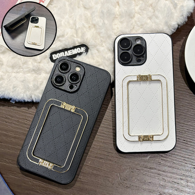 适用于vivoZ3i手机壳Z1商务支架z6菱格z3e折叠式Z6X男女Z3X春夏Z1X小众y12简约y19全包y70t防摔创意保护套