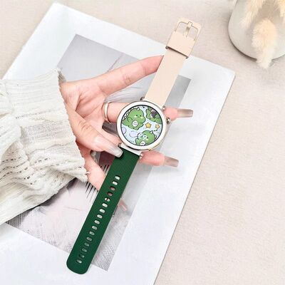 随心DIY适用oppowatchx2mini表带新款硅胶高颜值多巴胺青春校园