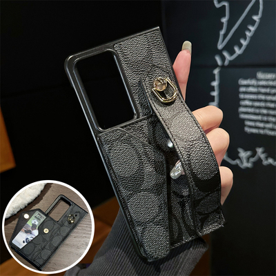 适用华为MateX5手机壳折叠屏X3腕带支架vs2插卡套X2/XS商务MateXs保护套小众便携X3典藏版时尚个性简约保护套