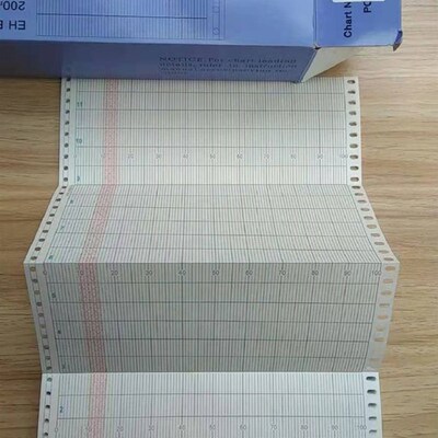 打印记录纸 仪表记录纸 200*75mm折o叠式记录纸B9565AW 打印纸NO.