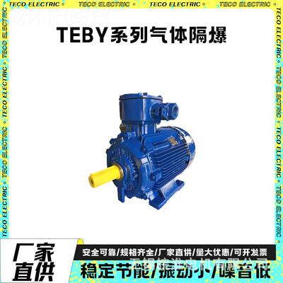 东元电机TEBY系3列 气WZI隔爆电机IE能效0.55kW~55kW 355体kw75kw