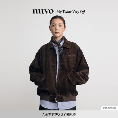 2025新款灯芯绒复古翻领夹克