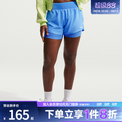 NIKE耐克女子运动休闲短裤DX6013-413