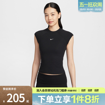 耐克女子黑色休闲短袖IF0243-010