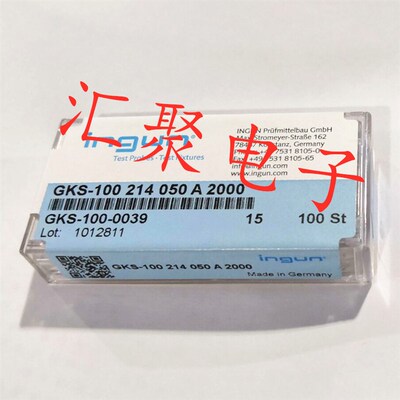 原装INGUN英钢探针GKS100 214 050A2000(小四爪头)1.37mm测试针