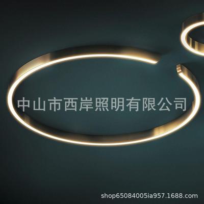 西岸occhi0mito设计师款卧室吸顶灯现代轻奢玄关走廊书房C型灯