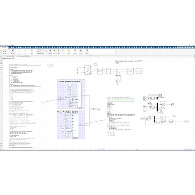 Three phase grid nverter MPC control matlab simulink