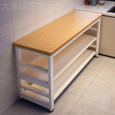 仓货柜架置架厨房落地多层多功能收纳架边多储层加厚CZP桌子物收