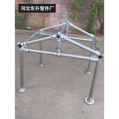 活动棚钢管棚架阳光房搭架子镀锌管小屋钢管架子棚车棚车库雨棚