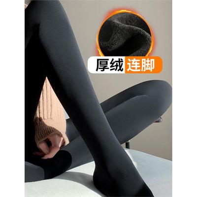 黑色压力裤女瘦腿强压连