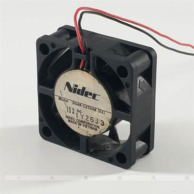 议价NIDECD04R-12TH48EX12V0.13A40154CM2线变频器静音散热风扇