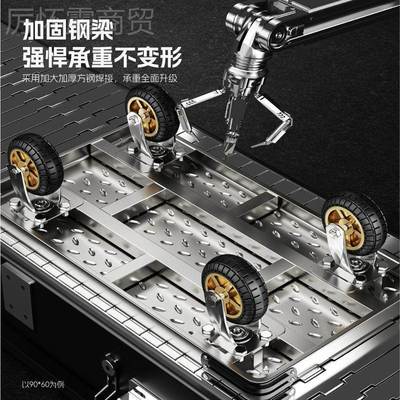 钢运板小推车拉货手BXX推车平板车搬车家折叠拖手拉车车快用递小