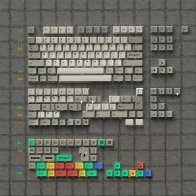 PBTfans Block game热升华方块游戏键帽pbt 原厂玻璃微珠类肤感