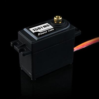 PowerHD1501MG金属齿17KG大扭力舵机适合各类模型车用