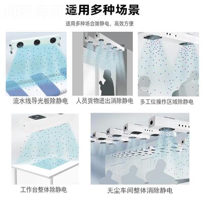 斯贝松离子风IG-电0311悬挂机式三头防静电风扇工业ltao1016除静