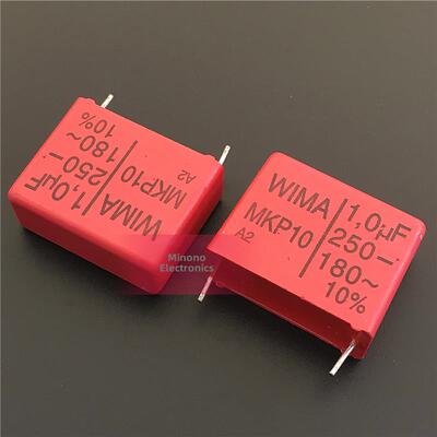 WIMA威马电容MKP10 250V 1UF 1.0UF 250V105 脚距22.5mm