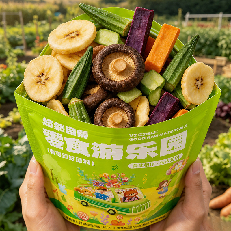 水果干果蔬脆蔬菜干混合香菇脆蔬果脱水原味冻干水果脆片儿童零食