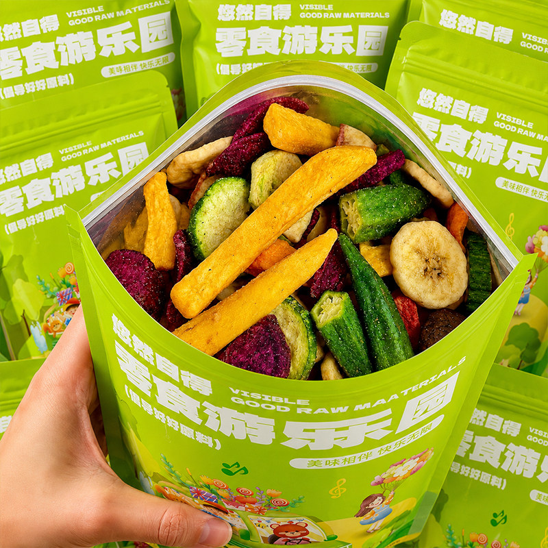 水果干果蔬脆蔬菜干混合香菇脆蔬果脱水原味冻干水果脆片儿童零食