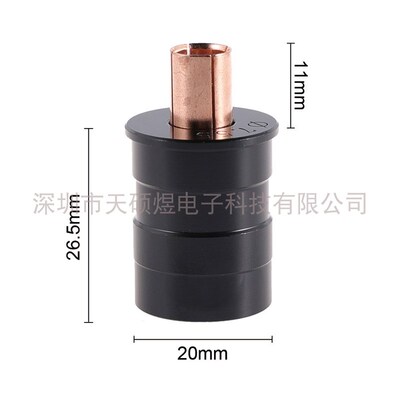 厂家生产PCB钻机锣机成型配件7.55日立铜刀座精工数控机床夹刀库