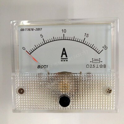 85C1 20A/75MV 30A/75mv 50A/75MV 直流电流表 指针表 DC 安培表
