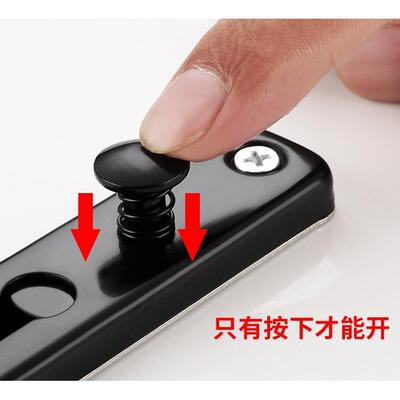 06YM免栓打孔防盗插链不锈钢链反锁扣家PPB用门酒店链链条锁门销