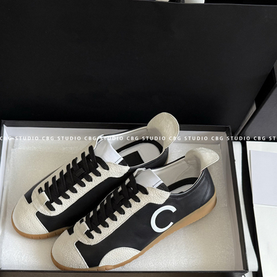 CBG 高货鼎版 26ss春季新款小香风拼色德训鞋女平底26p运动休闲鞋