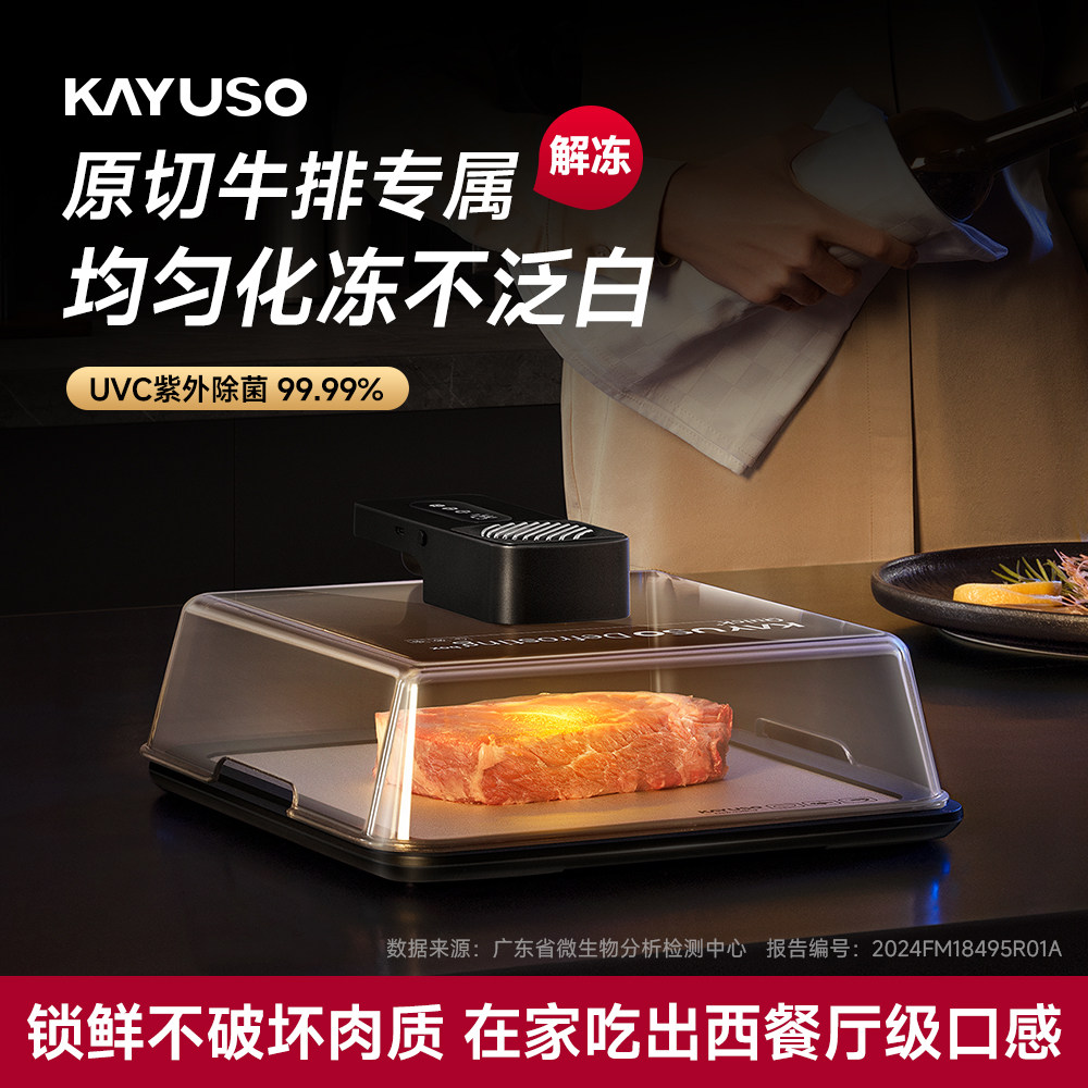 KAYUSO快速解冻神器家用厨房冷冻食材化冰神器解冻器食物导热板