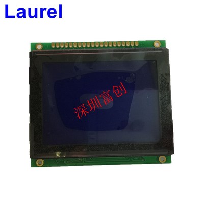 点阵屏12864 lcd显示屏电力高可靠 T6963C 蓝底白字LG128644