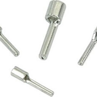 PTN1.25-10 TZ型针形裸端头 冷压端头 实心插针 紫铜焊口接线端子