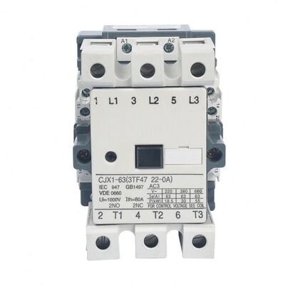 直销CJX1-45A 63A交流接触器CJT1-75A 85A 110A 140A 170A  250A