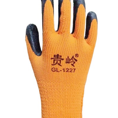 贵岭1227手套劳保耐磨耐用冬季保暖防寒加绒冷库工作防滑工地干活