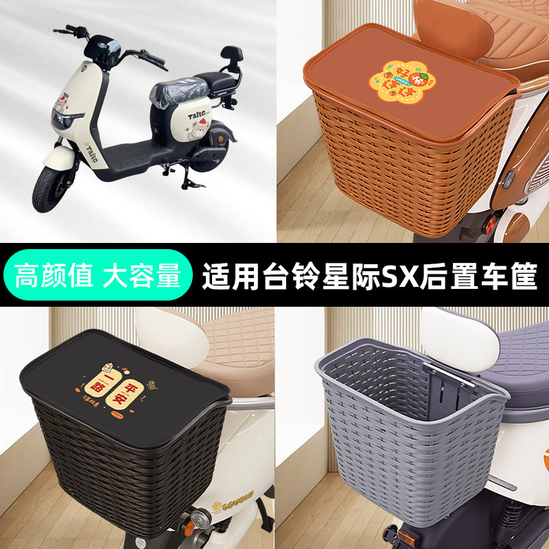 适用台铃星际SX电瓶车电动车专用后备箱后尾箱通用大容量支架配件