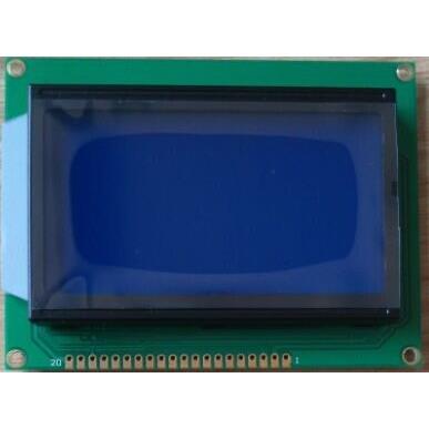 12864LCD液晶屏 KS0107 KS0108不带中文字库 黄绿屏 蓝屏 带背光